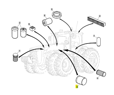 Agronova | RE587791- FILTRO AR EXTERNO