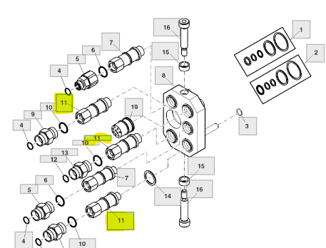 Agronova | AXE53030- VALVULA MULTICOUPLE